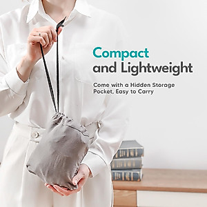 HOMEAL Baby Sling Carrier - Newborn to Toddler, Adjustable Hand-Free Sling for 7-40 lbs, Grey