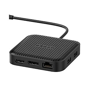 HyperDrive Dual Monitor USB4 Mobile 7-in-1 Docking Station - Dual 4K60Hz, Upstream Port w/ 85W PD, Gigabit Ethernet, Laptop Docking Station w/ 10Gbps USB-A