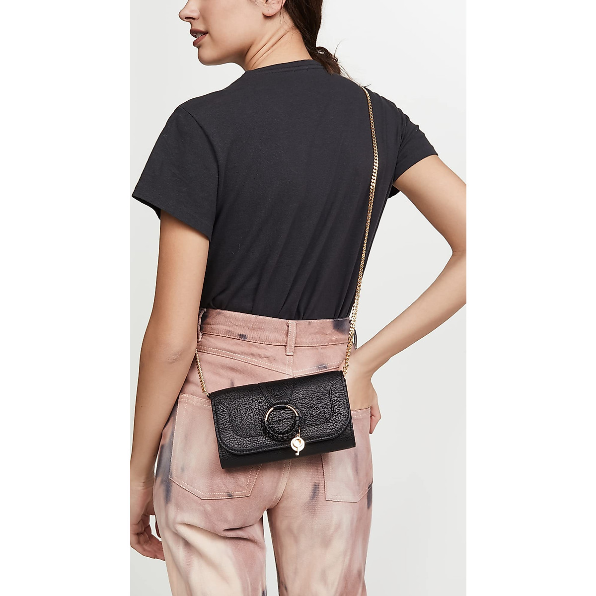 See by Chloe Women's Hana Phone Wallet, Black, One Size