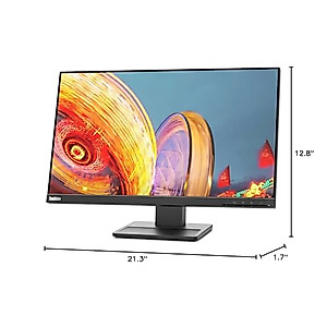 Lenovo ThinkVision E24q-20 23.8" WQHD WLED LCD Monitor - 16:9 - Raven Black