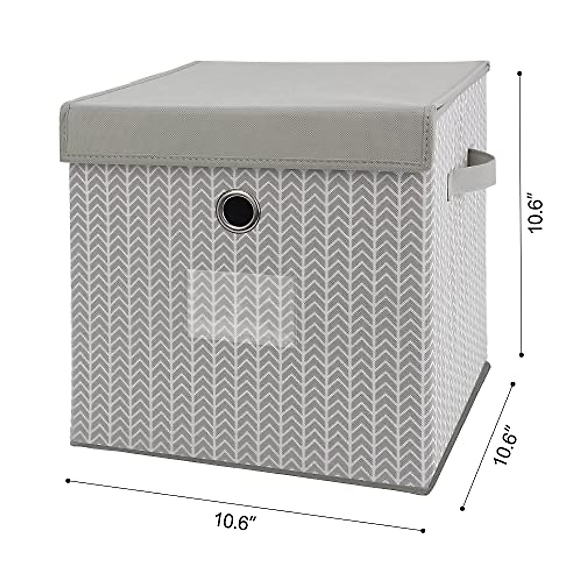 GRANNY SAYS Bundle of 3-Pack Storage Cubes for Closet & 3-Pack Small Storage Bins