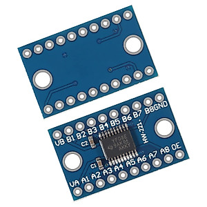 AEDIKO 8pcs TXS0108E Logic Level Module 8 Channel Bi-Directional High-Speed Full Duplex Shifter 3.3V 5V Module