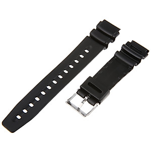 Timex Men's Q7B723 Resin Performance Sport 19mm Black Replacement Watchband