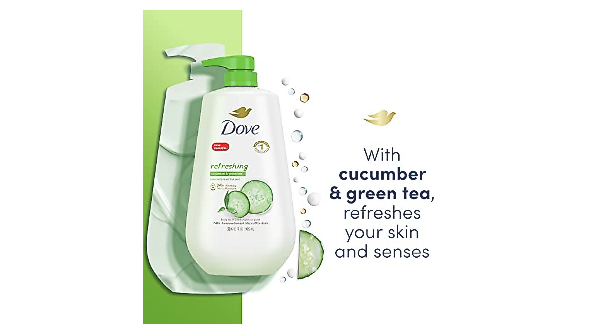 Dove Cucumber & Green Tea Body Wash - Refresh & Nourish