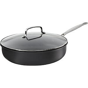 Cuisinart 622-30G Nonstick-Hard-Anodized, 12-Inch, Skillet w/Glass Cover & 622-30DF Chef's Classic 12-Inch Nonstick-Hard-Anodized, Deep Fry Pan w/Cover