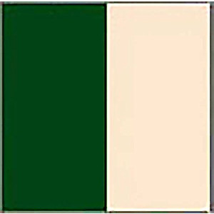 Tournament Chess Pieces and Chess Board Combo - Solid Plastic - Green & Buff Regulation Vinyl - by US Chess Federation