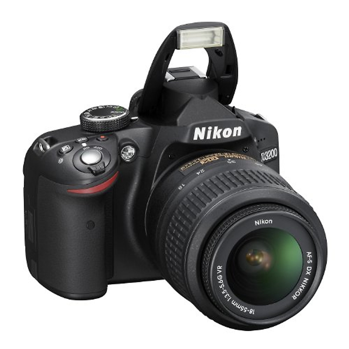 Nikon Digital Single-lens Reflex Camera D3200 Kit Lens Af-s Dx Nikkor 18-55mm F/3.5-5.6g Vr Included Black D3200lkbk - International Version (No Warranty)