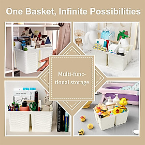 Xuhdukc Portable bathroom caddy with handle for kitchens, bathrooms, trips, picnics, college dorms. Bathroom caddies are a necessity for college life.