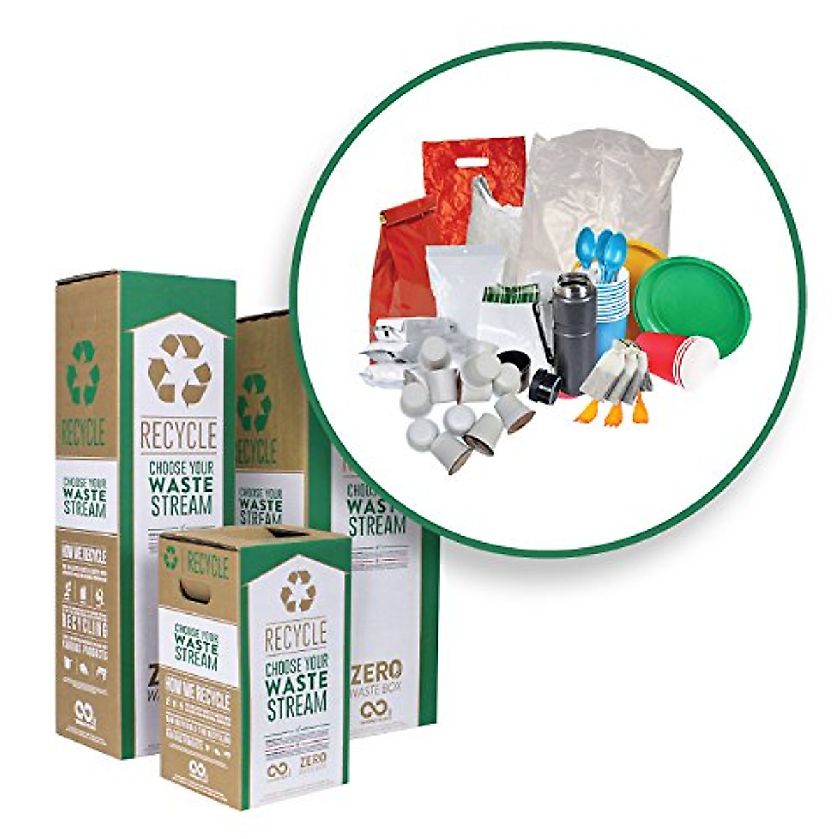 TerraCycle Break Room Separation Zero Waste Box (Small 11" x 11" x 20")