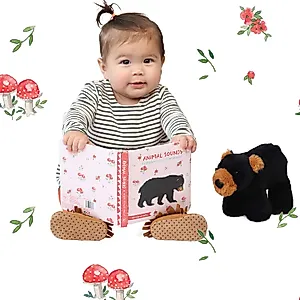 Manhattan Toy Animal Sounds Baby Board Book, Ages 6 Months & Up