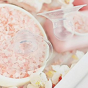 ARTIBETTER 2pcs Nipple Aspirator Nipple Corrector Nipple Pullers Suckers Breastfeeding Nipple Shield with Clear Case for Flat Inverted Shy Nipples L