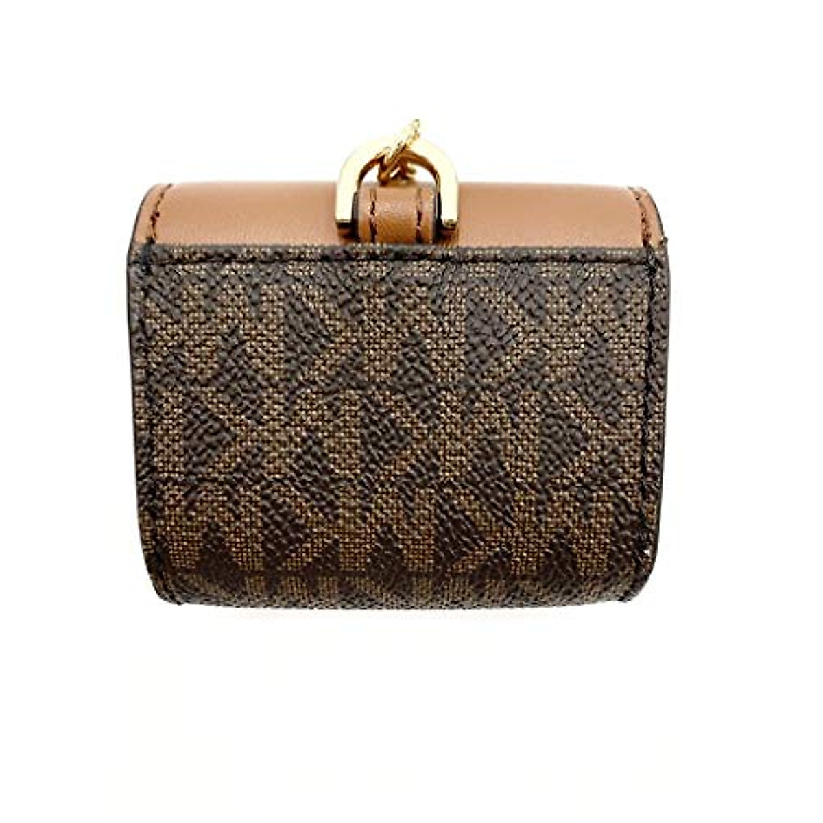 Michael Kors Jet Set Leather Signature Logo AirPod/AirPod Pro Case (Brown)