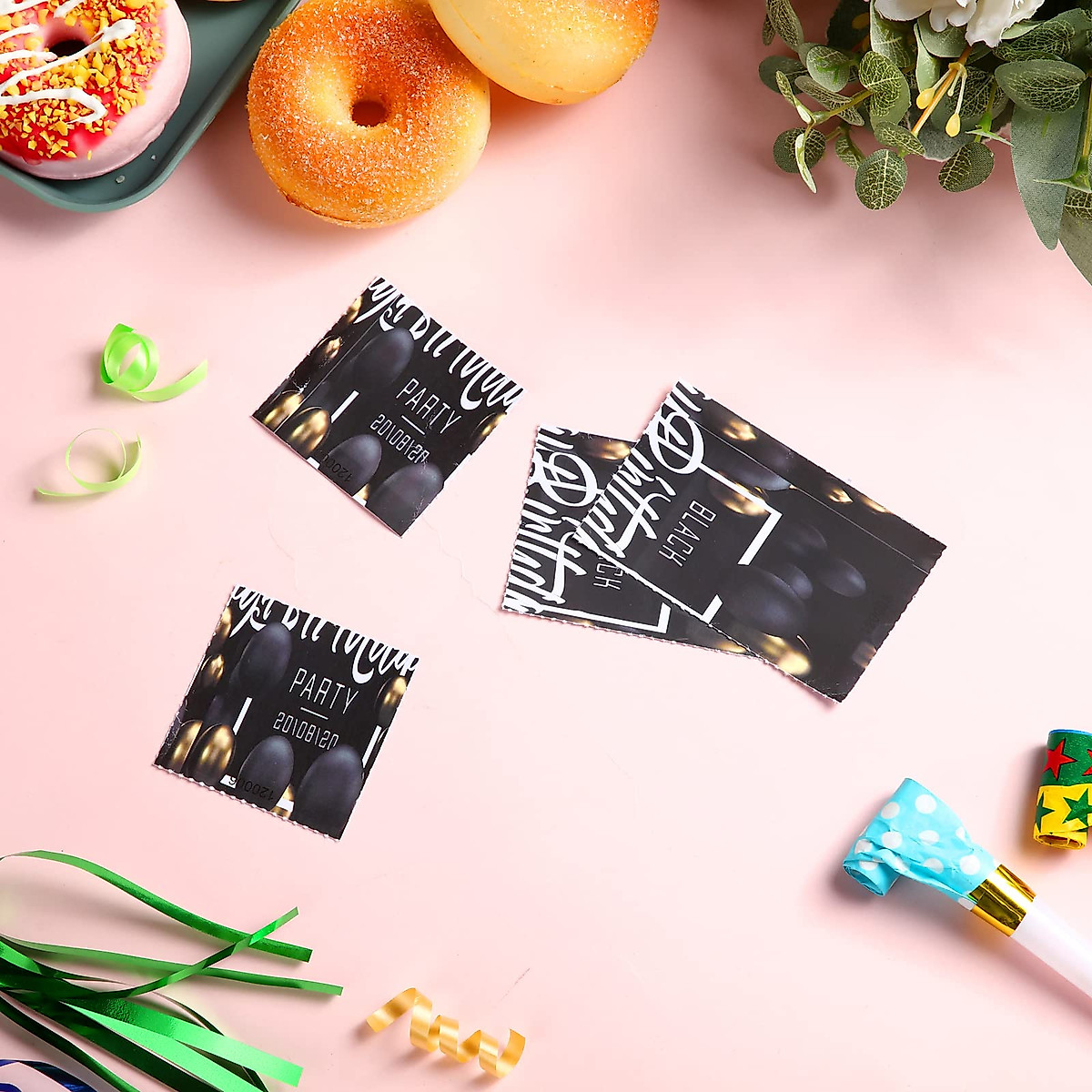 Sherr 200 Sheets Printable Raffle Tickets with Numbers Tear Away Stubs 8.5 x 11 Inch 40 lb Perforated Cardstock for Events, 1600 Tickets, White, 2.125 x 5.5 Inch