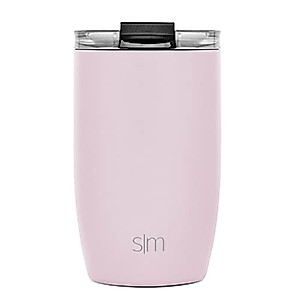 Simple Modern Travel Coffee Mug Tumbler with Flip Lid | Reusable Insulated Stainless Steel Thermos Cold Brew Iced Coffee Cup | Gifts for Women Men Him and Her | Voyager Collection | 12oz | Pale Orchid