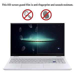 Arisase (3 Pack Clear Screen Protector for 15.6" Samsung Galaxy Book Pro 360 Series with 16:9 Aspect Ratio Laptop (15.6 Inches)