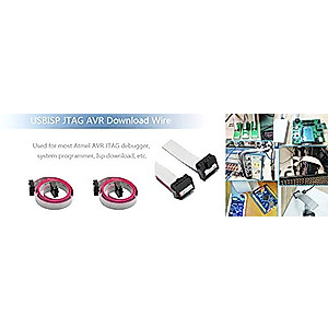 LIANSHU 2Pack Flat Ribbon Cable 2.54mm Pitch 2 Row 10 Pin Female to Female Wires IDC Ribbon Connector L=1M/ 3.3FT