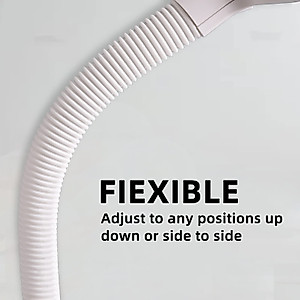 UMPOOL Bright LED Floor Lamp with HI-Off-Low Switch 2-Level Brightness 12W 63 Inches Tall for Living Room & Bedroom Reading, Repair, Crafts, Sewing etc. (White)