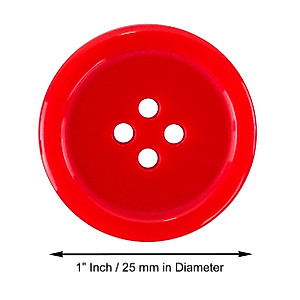 100 Assorted 1-Inch Buttons for Crafts & Fashion | Super Z Outlet