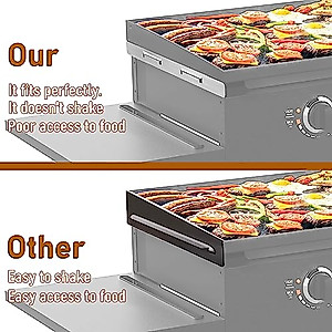 Grarg Wind Guards for Blackstone 28” Griddle,Blackstone Griddle Accessories Stainless Steel Magnetic Wind Screen for Outdoor Backyard BBQ Cooking Gas Saving(28 Inch)