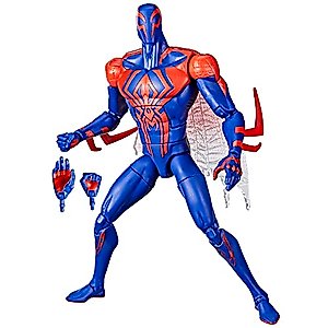 Spider-Man Marvel Legends Series Across The Spider-Verse 2099 6-inch Action Figure Toy, 2 Accessories