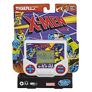 Hasbro Gaming Tiger Electronics Marvel X-Men Project X Electronic LCD Video Game, Retro-Inspired 1-Player Handheld Game, Ages 8 and Up