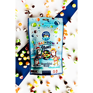 Rainbow Nums 5.1 Ounce - Freeze Dried Candy Fun Unique Candy - Featured on Tik Tok - Original Fruit Flavor Strawberry, Green Apple, Grape, Lemon & Orange