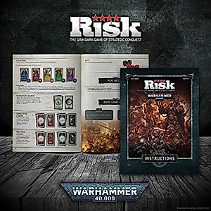 Risk Warhammer 40,000 Board Game | Based on Warhammer 40k from Games Workshop | Officially Licensed Warhammer 40,000 Merchandise | Themed Risk Game