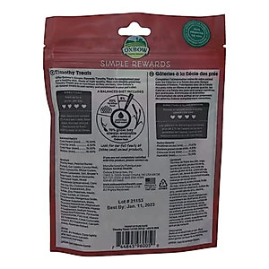 Simple Rewards Small Animal Treats 3 Flavor Variety Bundle (1) Each: Baked Apple Banana, Baked Bell Pepper, Timothy, 1.4-2 Ounces