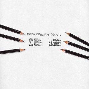 Tombow MONO Drawing Pencil, HB, Graphite 12-Pack