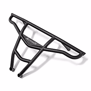 SuperATV Rear Bumper for 2020-2022 CFMOTO ZForce 950 - No Obstruction to Rear Cargo Area - Made of 1.5 Inch Heavy Duty Steel Tubing - Black UV Resistant Powder Coating - Mounts Directly to the Frame