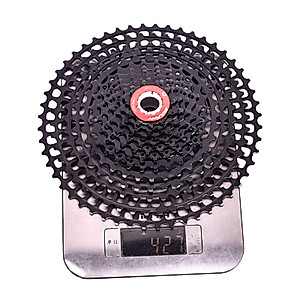 Unisex – Adult's MTB 12 Speed 11-52T Cassette Black Ultralight Bicycle Flywheel 12t Bike Freewheel Parts Mountain,1212Speed11-52T
