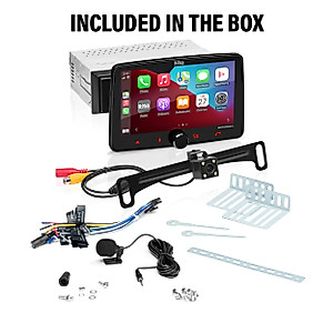 BOSS Audio Systems BVCP9700A-CFL Car Stereo System - Apple CarPlay, Android Auto, Single Din With 7 Inch Touchscreen, Bluetooth and Calling Head Unit, Radio Receiver, No CD Player, Backup Camera