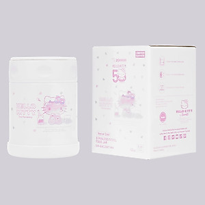 Zojirushi SW-EAE35KT Stainless Steel Food Jar, 12-Ounce, Hello Kitty Collection 50th Anniversary LTD