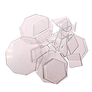 Clear Plastic Tracing Shapes
