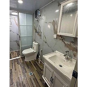 40ft House with Luxury Design, with 3 Bedroom, 1 Living Room, 1 Full Equiped Bathroom and Kitchen,Prefabricated Container House for Adults Living, Foldable Mobile Home Easy Setup & Move. (40ft)