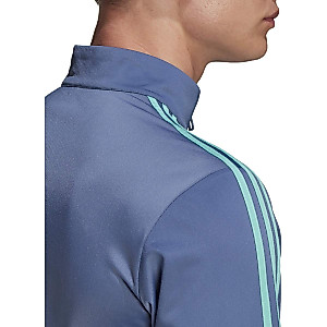 adidas mens Essentials 3-Stripes Tricot Track Jacket Wild Pine Large