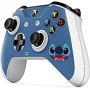 Skinit Decal Gaming Skin Compatible with Xbox One S Controller - Officially Licensed Disney Lilo and Stitch Close Design