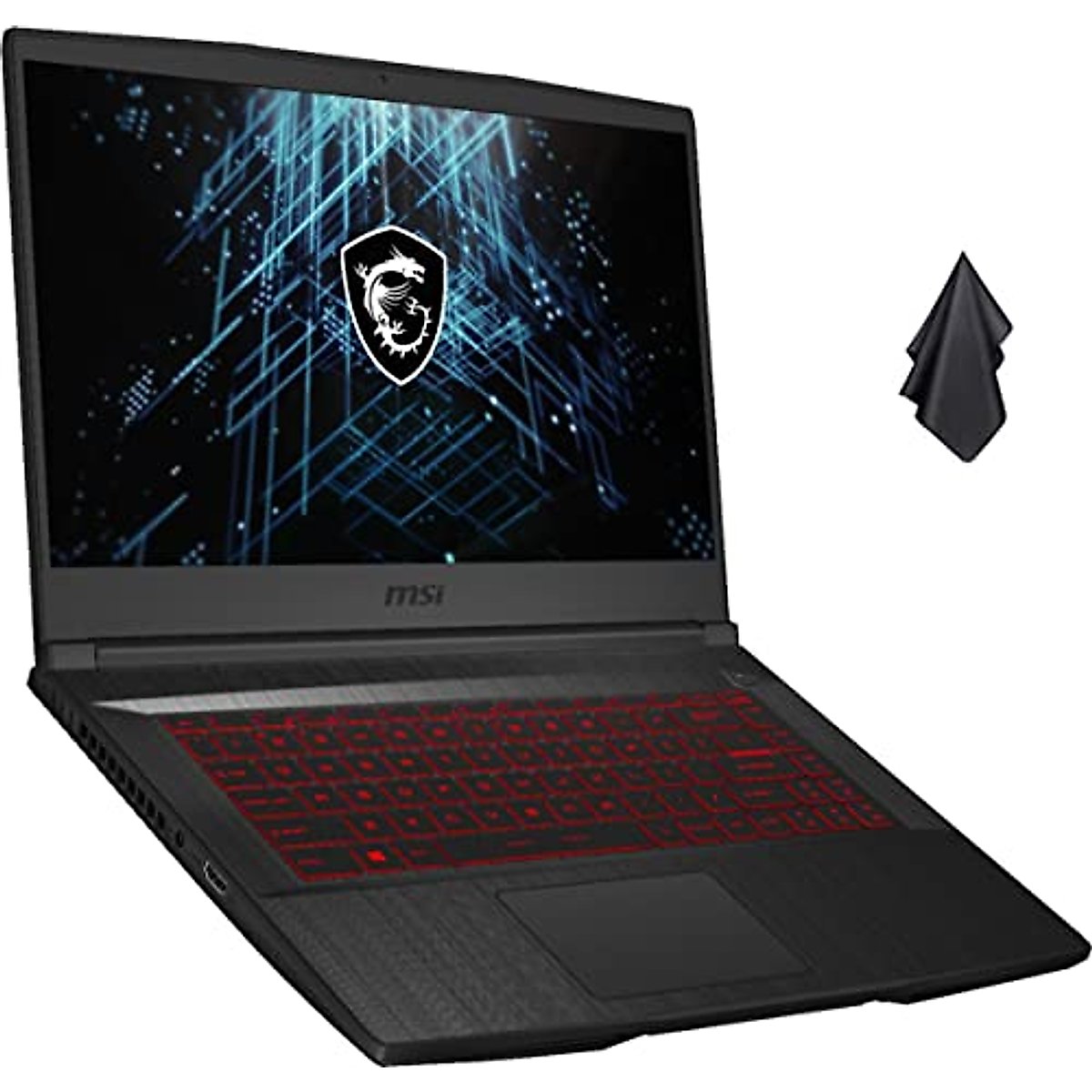 2021 MSI GF65 Gaming Laptop, 15.6" FHD 144Hz IPS Display, Intel Six-Core i5-10500H Processor, NVIDIA GeForce RTX 3060 GDDR6, 16GB RAM, 1TB PCIe NVMe SSD, WiFi 6, Backlit KB, HDMI, Windows 10, Black