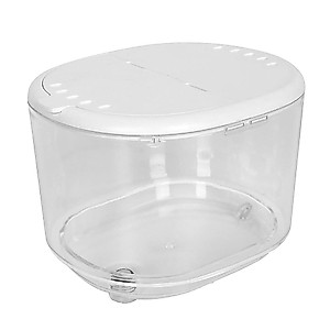 AquaFlosser Replacement Parts for Waterflosser Oral Irrigator Dental Compatible with Waterpik Sonic Fusion Portable Water Flosser SF-01W SF-01 Reservoir Gasket Valve (SF-01W White Tank)