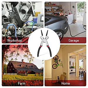 WISEPRO Drop Forged MIG Welding Pliers,8 Inch Multi-Purpose Welding Plier for Cutting Welding Wires,Hammering and Removing Spatters