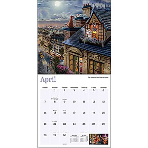 Disney Dreams Collection by Thomas Kinkade Studios: 2024 Wall Calendar