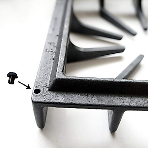 16 PCS WB2K101 Rubber Feet for GE and Kenmore Burner Grate. 16pcs Range Burner Rubber Feet Bumper Replace Part Number WB02K0101, 247410, AP2622260, PS241358.