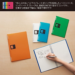 キングジム(Kingjim) KING JIM 9854TTE A5 TEFRENU Ring Notebook, Orange