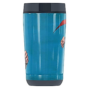 THERMOS Superman Character, GUARDIAN COLLECTION Stainless Steel Travel Tumbler, Vacuum insulated & Double Wall, 12oz