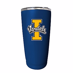 Idaho Vandals 16 oz Insulated Stainless Steel Tumbler Straight - Navy. Officially Licensed Collegiate Product