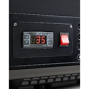 PremiumLevella PCRN357DR 3.5 Cu. Ft. Countertop Refrigerator Display Case