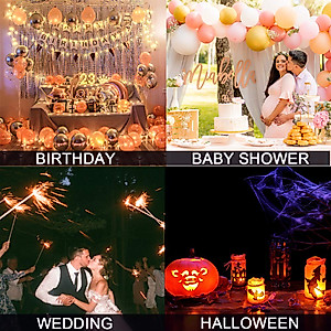 JJGoo 30pcs LED Balloon Light Mini Round Balls Lights, Waterproof Tiny Led Light Long Standby Time Lights for Balloon Paper Lantern Easter Eggs Birthday Party Wedding Halloween Christmas Decoration