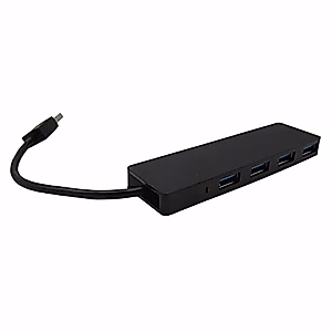 Great! USB 3.0 Hub 4-Port Adapter for Charger Data Slim Super Speed PC for Mac Laptop Desktop