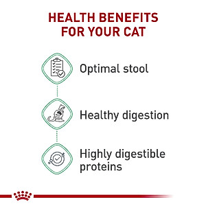 Royal Canin Feline Care Nutrition Digestive Care Dry Cat Food, 3 lb bag