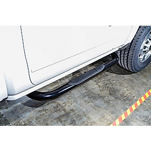 Dee Zee DZ372211 3" Round UltraBlack Nerf Steps